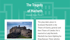 Macbeth Digital One Pager by Elizabeth Brown on Prezi Design