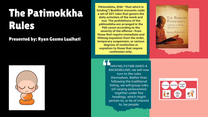 The Patimokkha Rules by ryan lualhati on Prezi