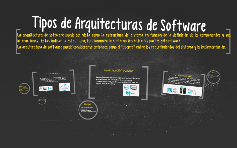 Tipos de Arquitecturas de Software by Denisse Peña on Prezi