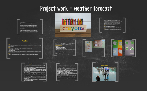 Project work - the weather forecast by Aneta Rożkiewicz