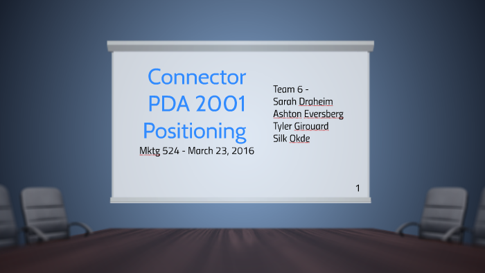 Connector PDA 2001 Positioning by Sarah Draheim on Prezi
