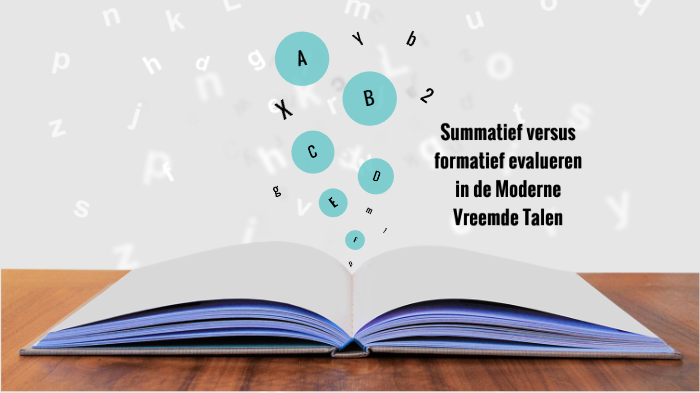 Summatief versus formatief evalueren in de Moderne Vreemde Talen by ...