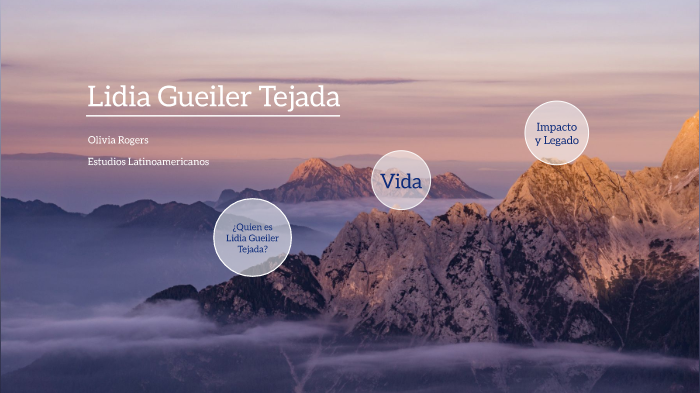 Lidia Gueiler by Olivia Rogers on Prezi