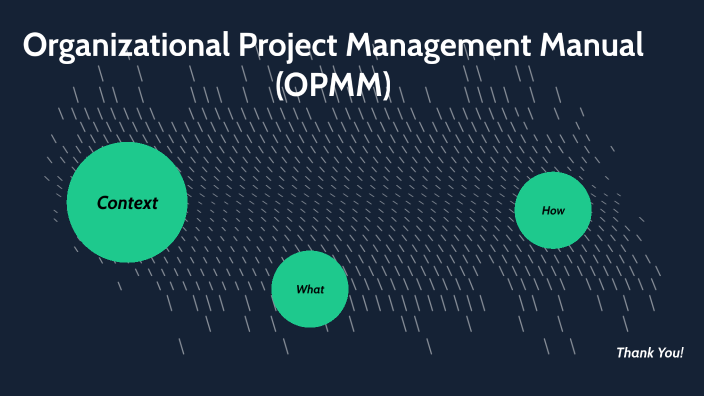 Organizational Project Management Manual (OPMM) by Chris De Jesus on Prezi