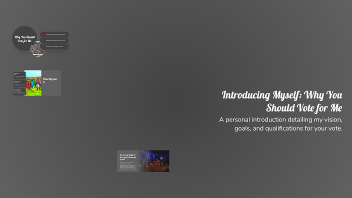 Introducing Myself: Why You Should Vote for Me by malak shawkat on Prezi