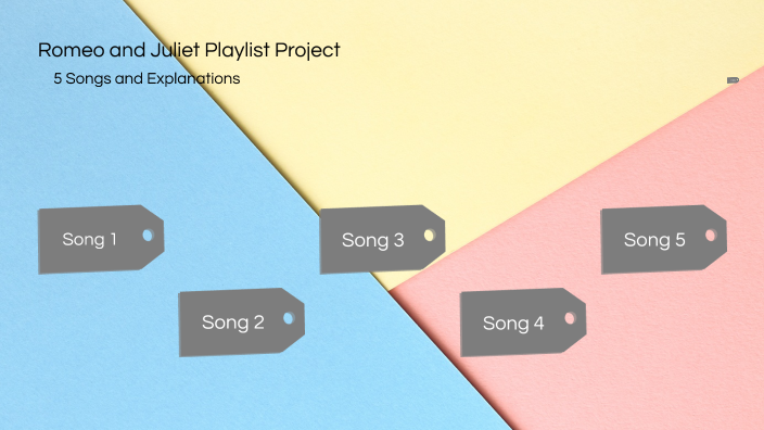 Romeo and Juliet Songs by Luke Werner on Prezi