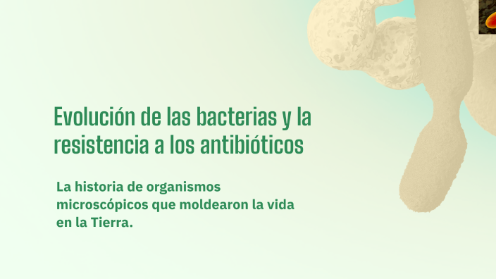 Evolución de las bacterias y la resistencia a los antibióticos by ...