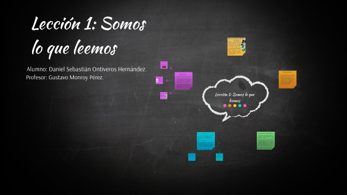 Lección 1: Somos lo que leemos by Daniel Sebastián Ontiveros Hernández ...