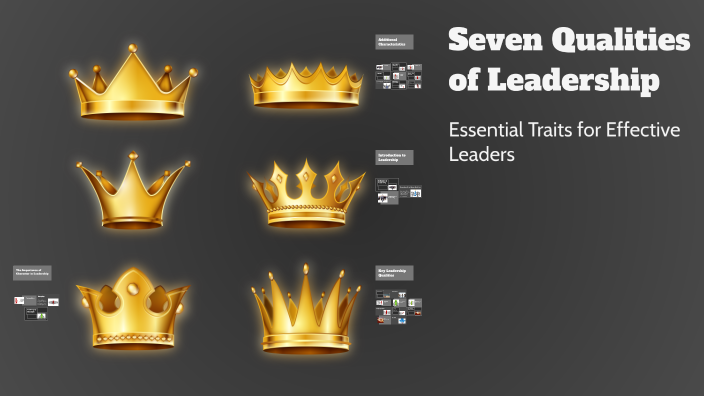 Seven Qualities of Leadership by george bigham on Prezi
