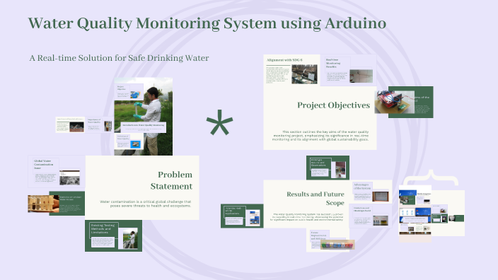 Water Quality Monitoring System using Arduino by Arijit De on Prezi