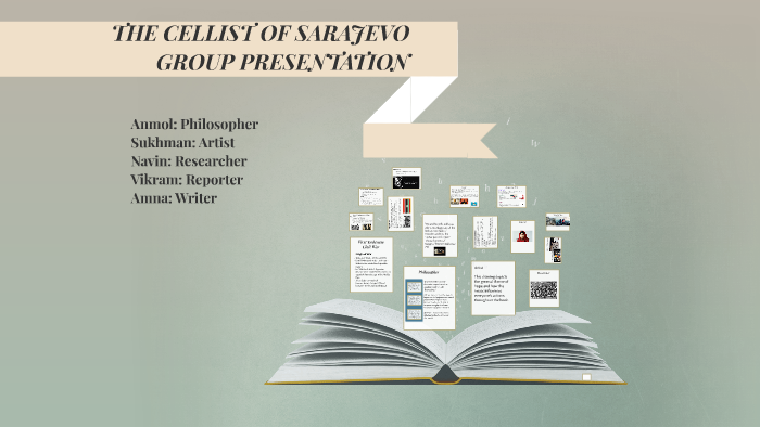 CELLIST OF SARAJEVO GROUP PRESENTATION by Amna Wasim