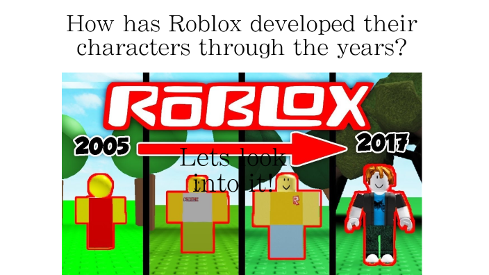 How has roblox developed their characters over the years? by tegan ...