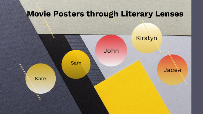 Movie Posters through Literary Lenses by We Are The Shit on Prezi