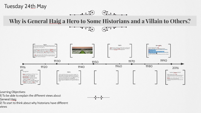 Why is General Haig a Hero to Some Historians and a Villain by Lillie ...