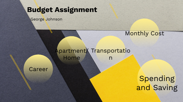 Budget Assignment By George Johnson Budget Assignment By George Johnson