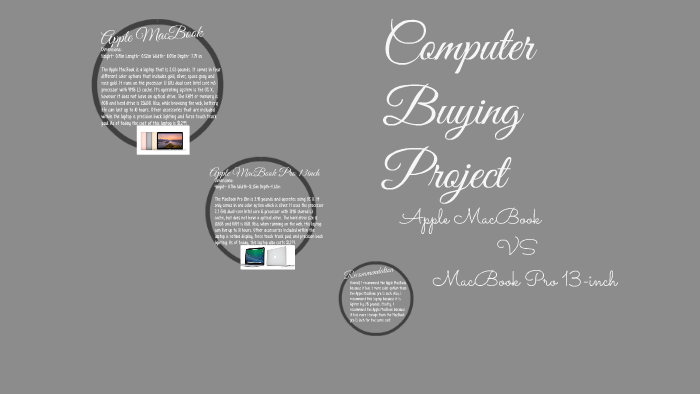 Computer Buying Project by Sophia Zheng on Prezi