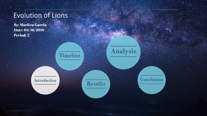 Evolution of Lions by Maritza Garcia-Munguia on Prezi