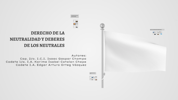 DERECHO DE LA NEUTRALIDAD Y DEBERES DE LOS NEUTRALES by Isaac Gaspar ...