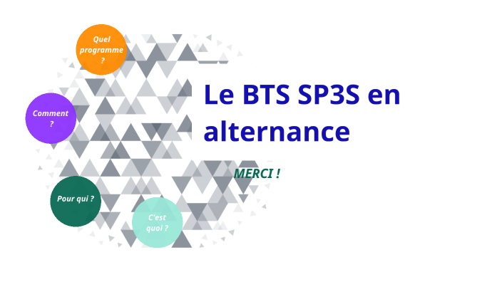 LE BTS SP3S EN ALTERNANCE by Linda MARTOL on Prezi