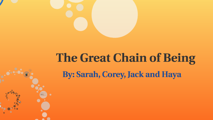 The Great Chain of Being by Haya on Prezi