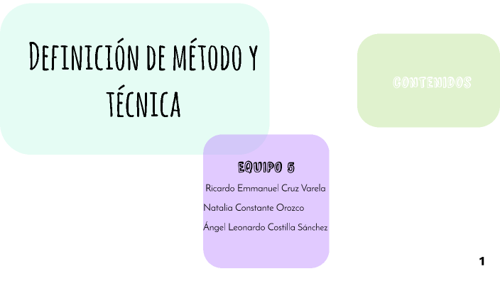 Definicion de metodo y tecnica by NATALIA CONSTANTE OROZCO on Prezi