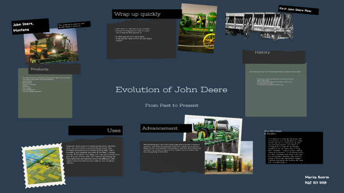Evolution of John Deere by Marisa Boerm on Prezi