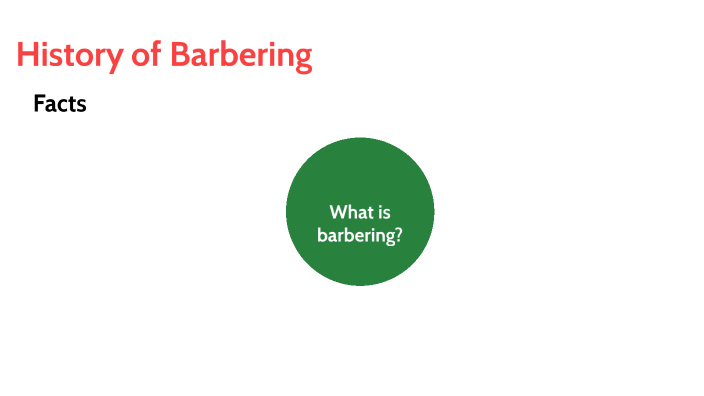 history of barbering by Owen Byrd on Prezi