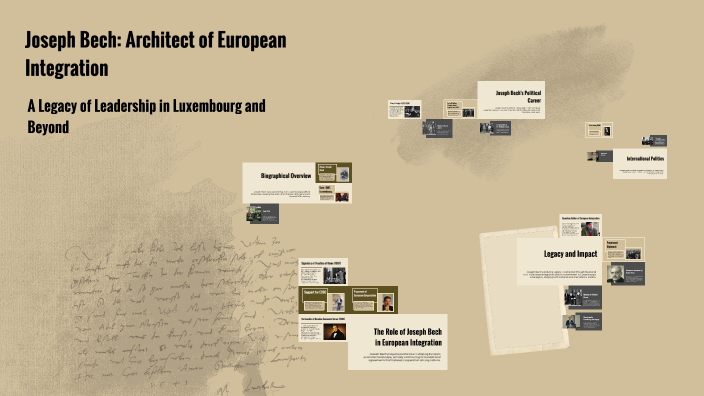 Joseph Bech: Architect of European Integration by Nome Mio on Prezi