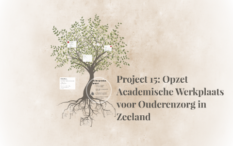 Project 15: opzet academische werkplaats voor ouderenzorg in by on Prezi