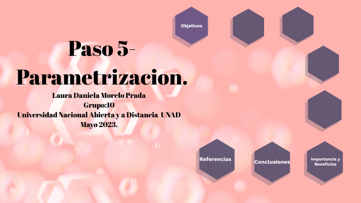 Paso 5, Parametrizacion- Laura Daniela Morelo by laura morelo on Prezi