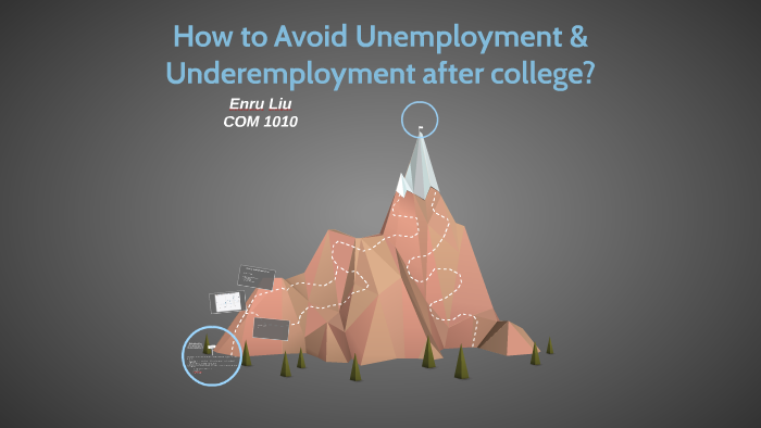 How to Avoid Unemployment & Underemployment after college? by Enru Liu ...