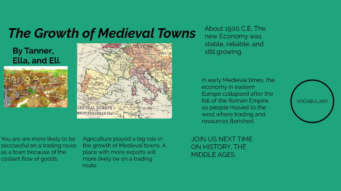 The Growth of Medieval Towns by Tanner Hoopes on Prezi
