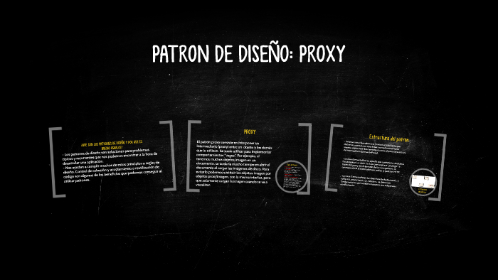 PATRON DE DISEÑO: PROXY by Fernanda Salizar on Prezi