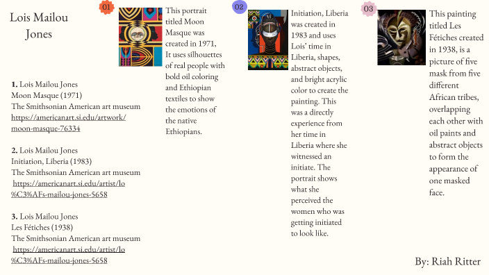 Lois Mailou Jones by Riah Ritter on Prezi