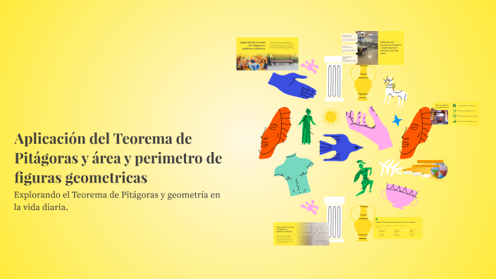 Aplicación del Teorema de Pitágoras y área y perimetro de figuras ...