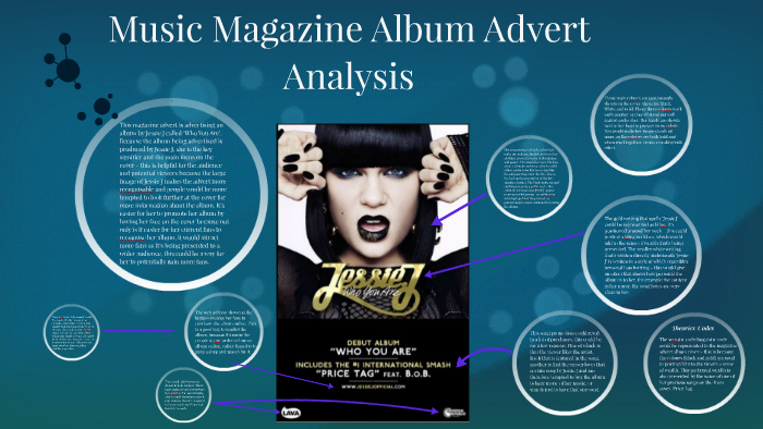 Music Magazine Album Advert Analysis - Jessie J by Michaella Shaw on Prezi