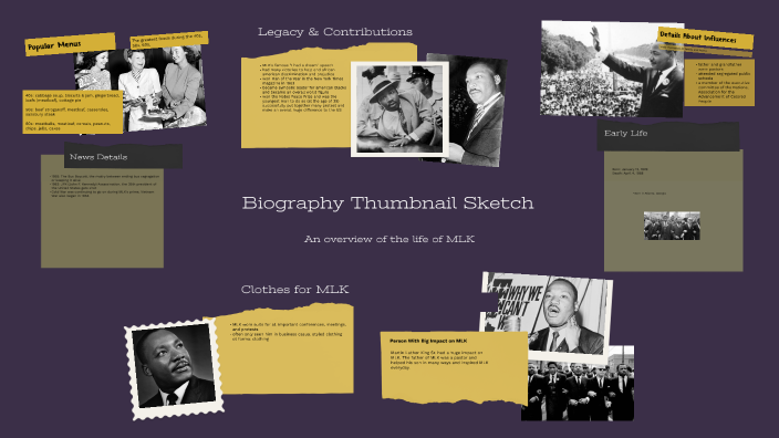 Biography Thumbnail Sketch by LILY BLACKWOOD on Prezi