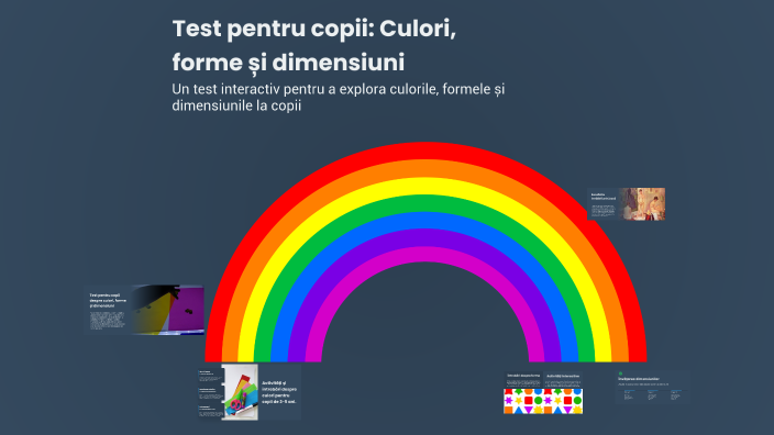 Test pentru copii: Culori, forme și dimensiuni by Manea cristian on Prezi