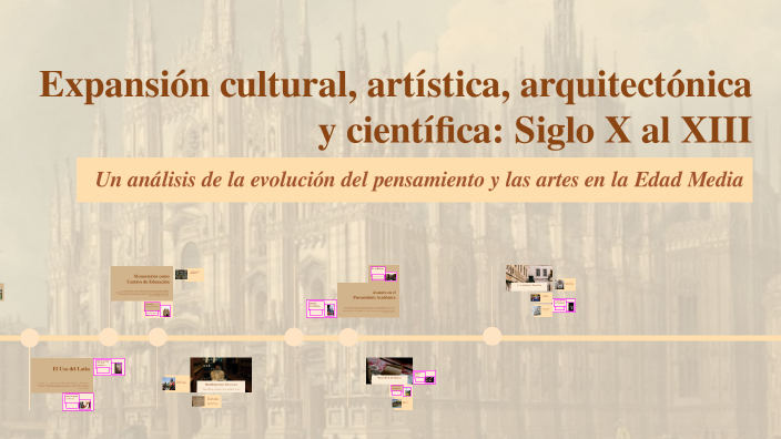 Expansión cultural, artística, arquitectónica y científica: Siglo X al ...