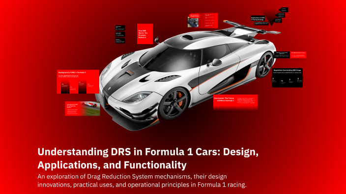 Understanding DRS in Formula 1 Cars: Design, Applications, and ...
