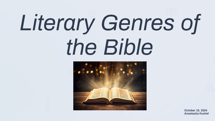 Literary Genres of the Bible by anastasiia kuzhel on Prezi