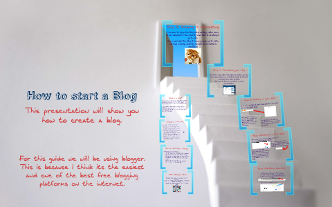 How to make a blog Presentation by Luke Pett on Prezi