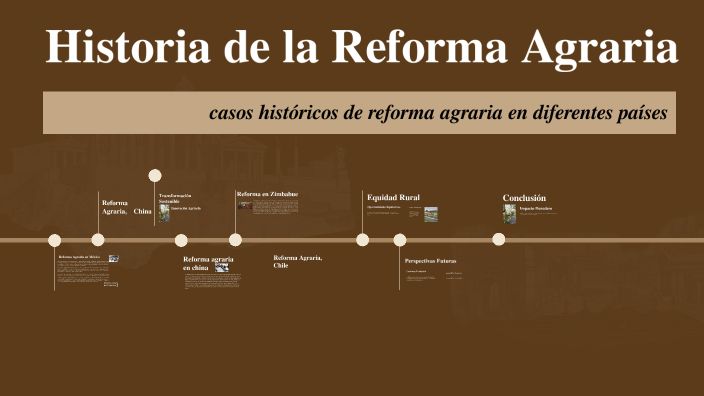 Historia de la Reforma Agraria by Nathaly Márquez on Prezi