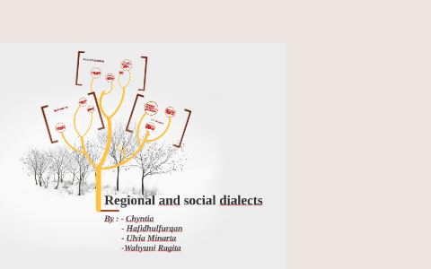Regional and social dialects by Chyntia Tia on Prezi