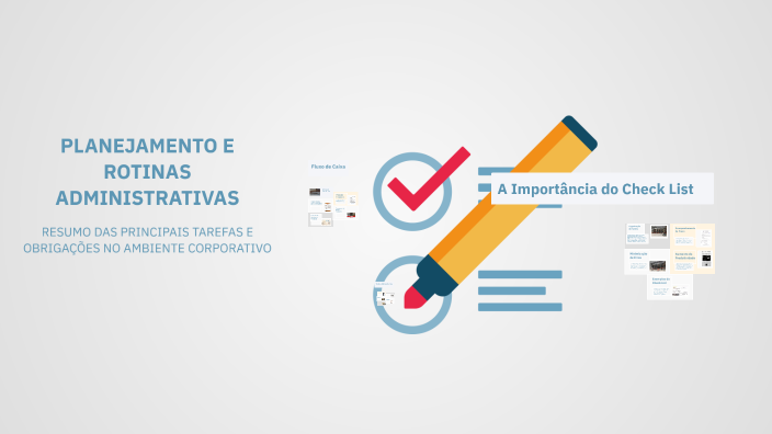 PLANEJAMENTO E ROTINAS ADMINISTRATIVAS by Andrea Coelho on Prezi