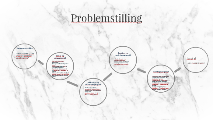 problemstilling by Sofie Voldbirk on Prezi