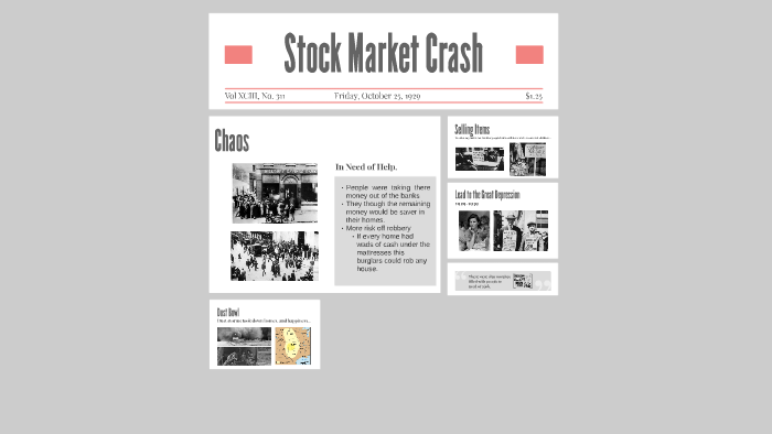 Stock Market Crash by Adeline Teolis on Prezi