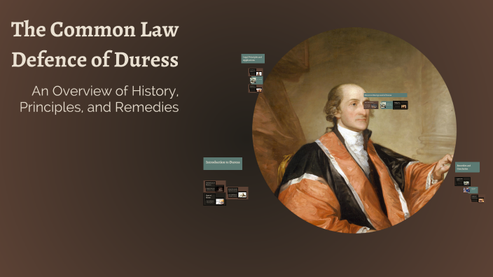 The Common Law Defence of Duress by Thomas Sheridan on Prezi