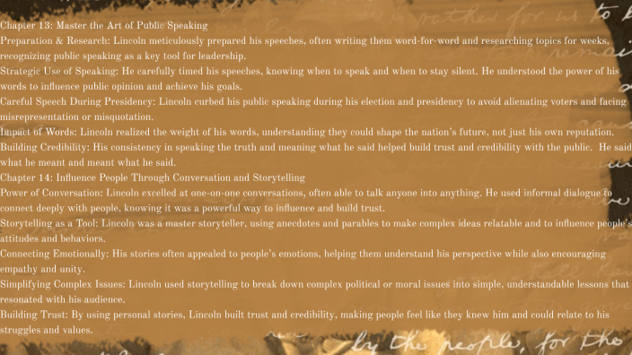 Lincoln On Leadership by Angelia Noel on Prezi