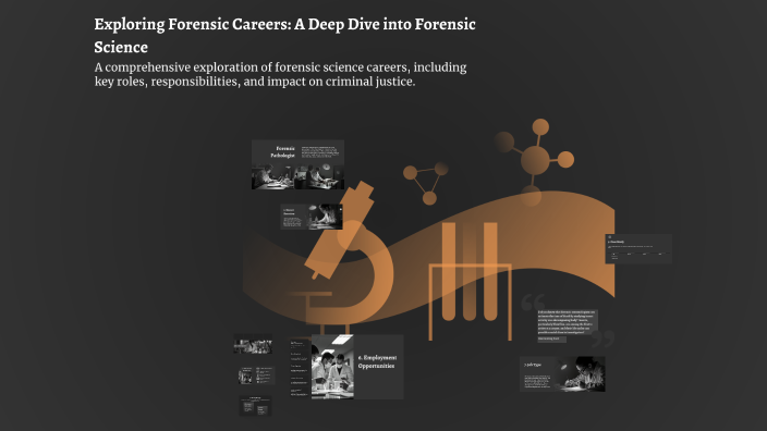 Exploring Forensic Careers: A Deep Dive into Forensic Science by Liam ...
